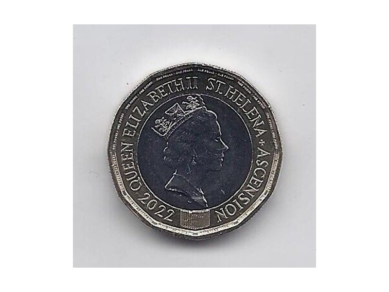 St.Helena and Ascension 1 pound 2022 UNC