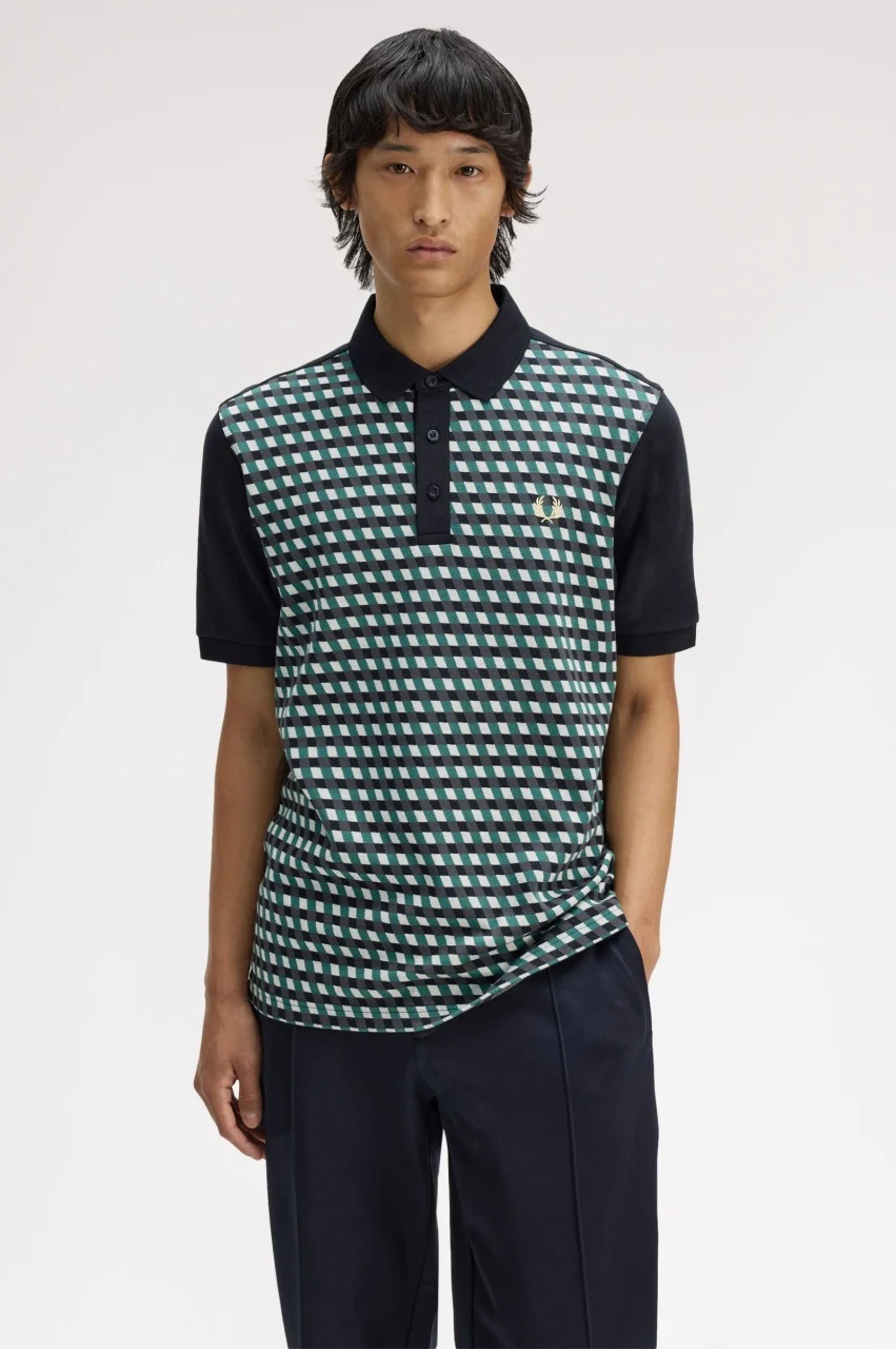 FRED PERRY GEOMETRIC POLO MAJICA