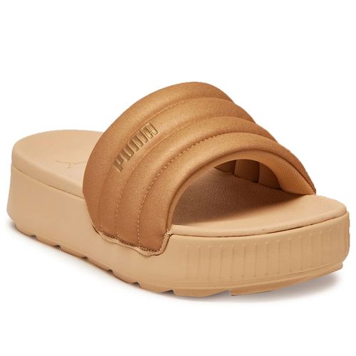 Puma papuče Karmen Slide Puffy Wns aqua metallics za žene
