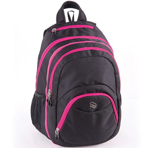 Pulse ranac 2U1 pink-crni tačka 121793