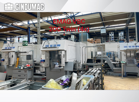 EMAG VSC 200 TWIN OP 40 CNC вертикални точак са револвером