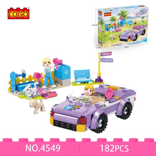 Cogo kockice Girls kolekcija: Auto - kabriolet