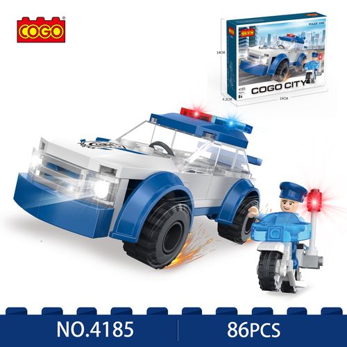 Cogo kockice - Policijski auto i motor