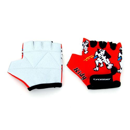 Rukavice dečije CROSSER CG-DOG-KIDS SHORT FINGER red S