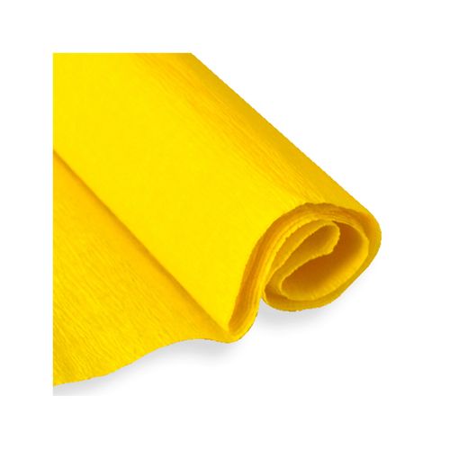 Krep papir 50cm*2m - žuta Papyllon