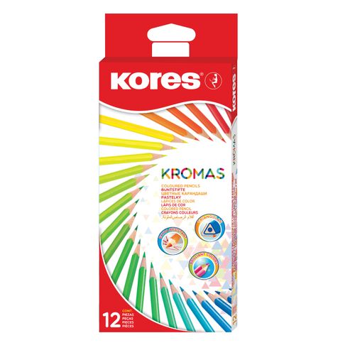 Kores Kromas drvene bojice triangular 12/1 #7-K93391