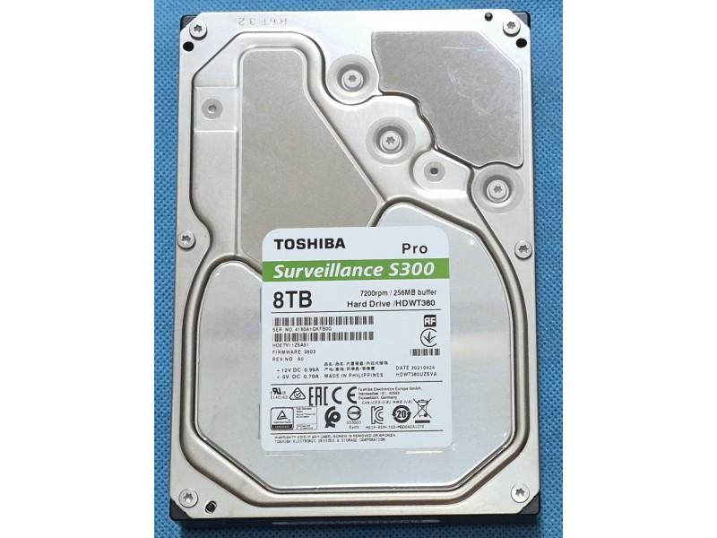 HDD TOSHIBA Pro Surveillance S300, 8TB