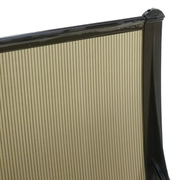 Nadstrešnica Aluminijumska 300x120cm Crna Bronza 5mm