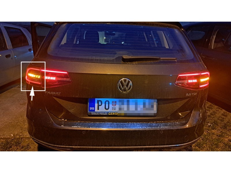 Zadnji levi led žmigavac za Volkswagen Passat B8