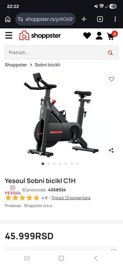 sobni bicikl YESOUL CH1 povoljno