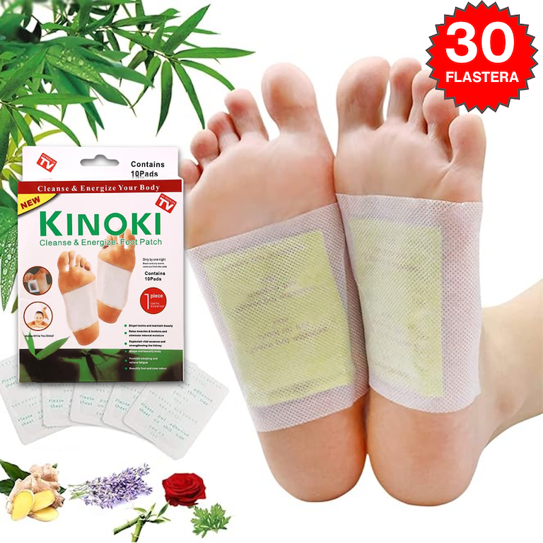 Kinoki Flasteri za Detoks Organizma – 30 Noći Prirodnog Čišćenja