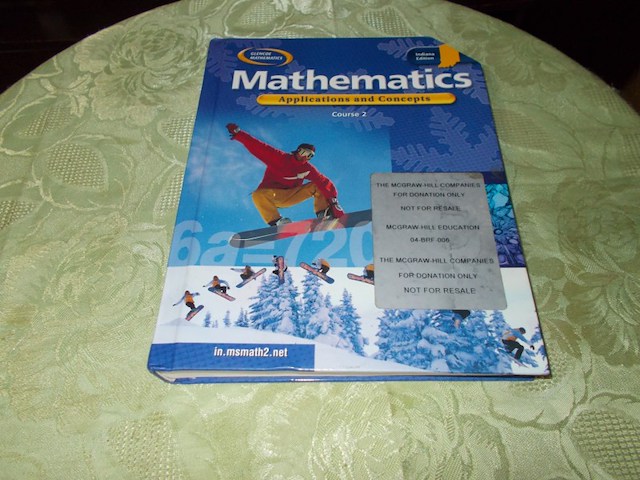 Mathematics - Applications and Concepts-Indiana Edition