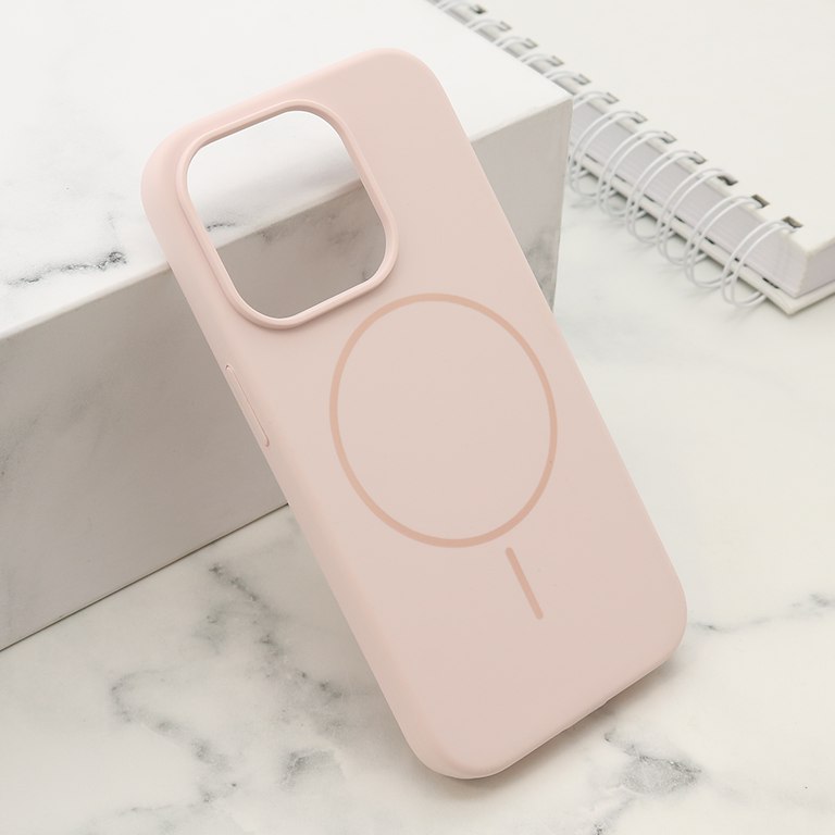 Maska FLEX MagSafe za iPhone 15 Pro (6.1) roze