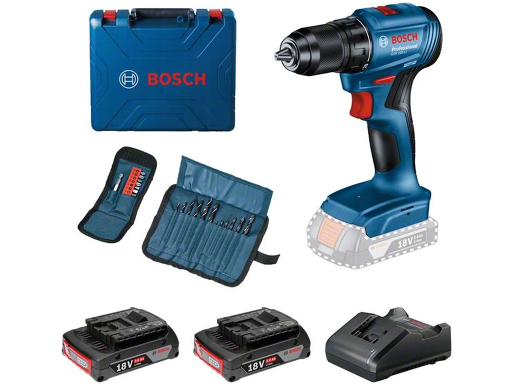 BOSCH bušilica odvrtač GSR 185-LI (2x 2,0 Ah + case) 0615990N25ID: EK000848005