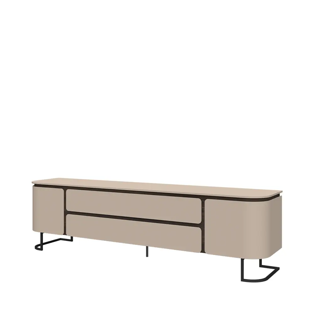 Jela Jagodina TV komoda TV210-2K2F/AU, Kolekcija Aura, 210x58x46 cm, Mokka