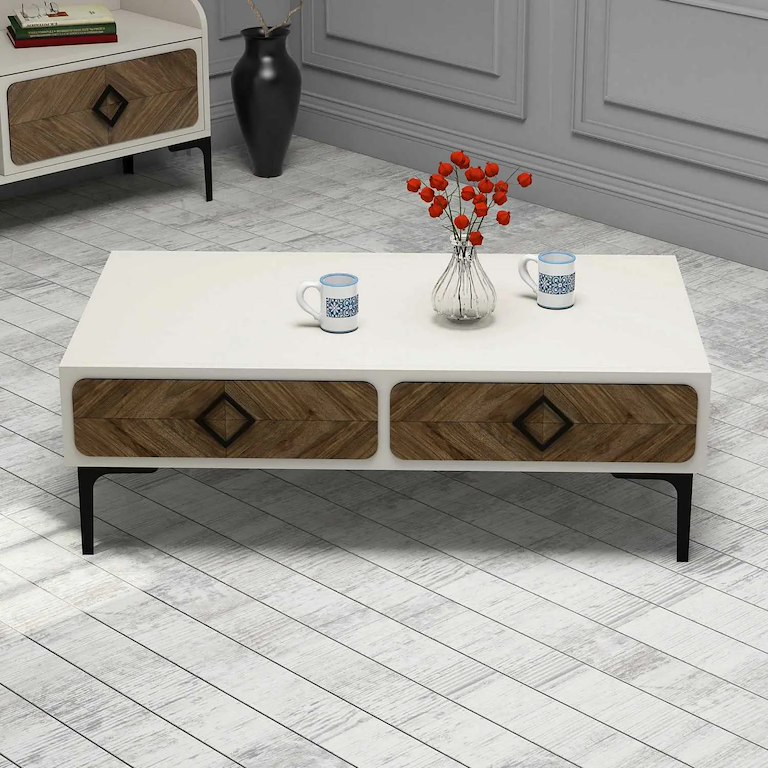 Hanah Home Klub sto Samba 105x34,6x60​cm Orah