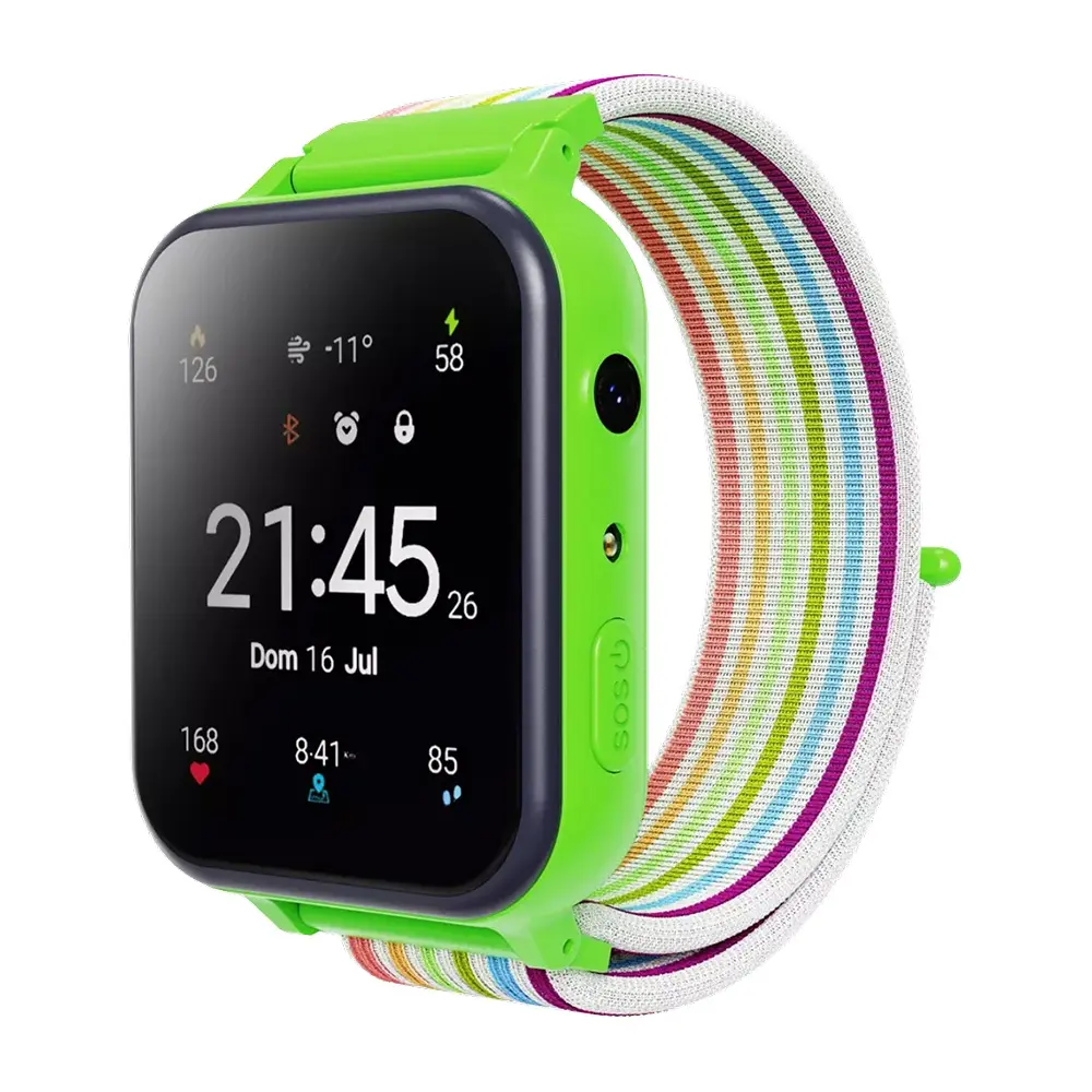 Canyon Pametni sat za decu Alfie KW-37, 1.69", GPS, nano SIM, 32+32MB, GSM, 400mAh, Zeleni