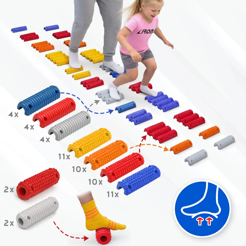 Prevencija i korekcija ravnih stopala - podrška / Veliki set 42+12+2+2 elemenata / proizvođač Iron Sport