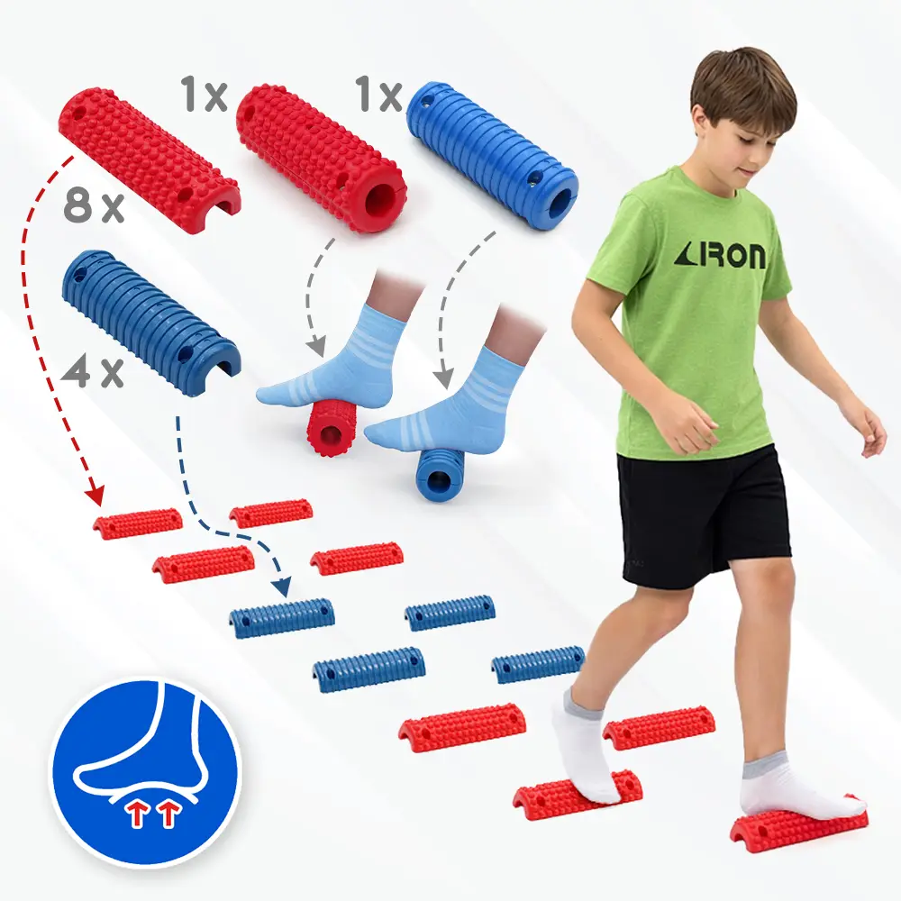Prevencija i korekcija ravnih stopala - podrška / Mikro set 8+4+2 elemenata / proizvođač Iron Sport