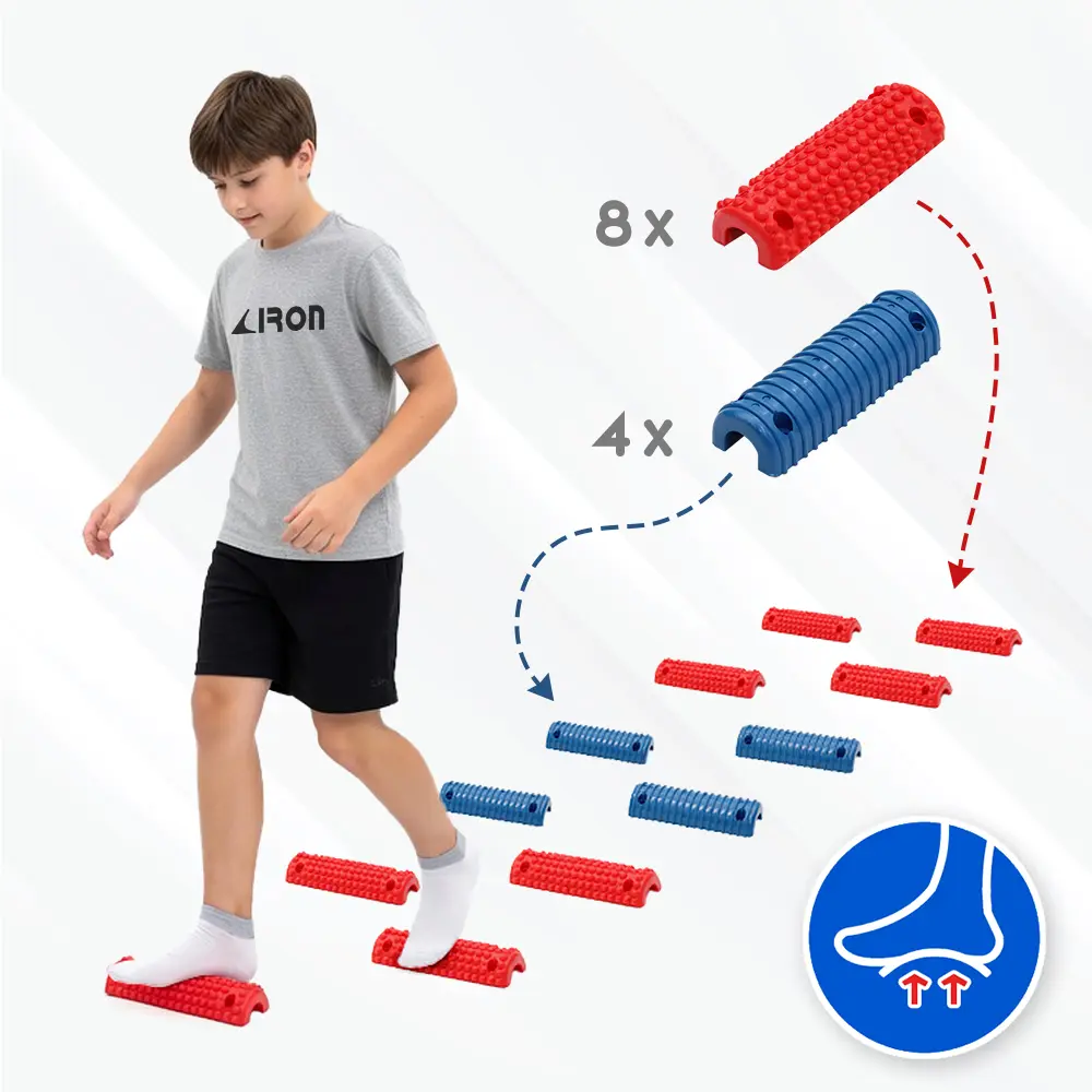 Mikro set 8+4 elemenata / prevencija i korekcija ravnih stopala - podrška / proizvođač Iron Sport
