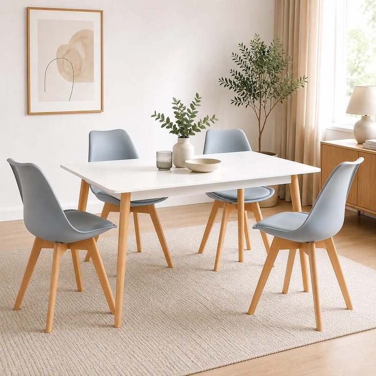 Trpezarijski set Oslo, sto i 4 stolice