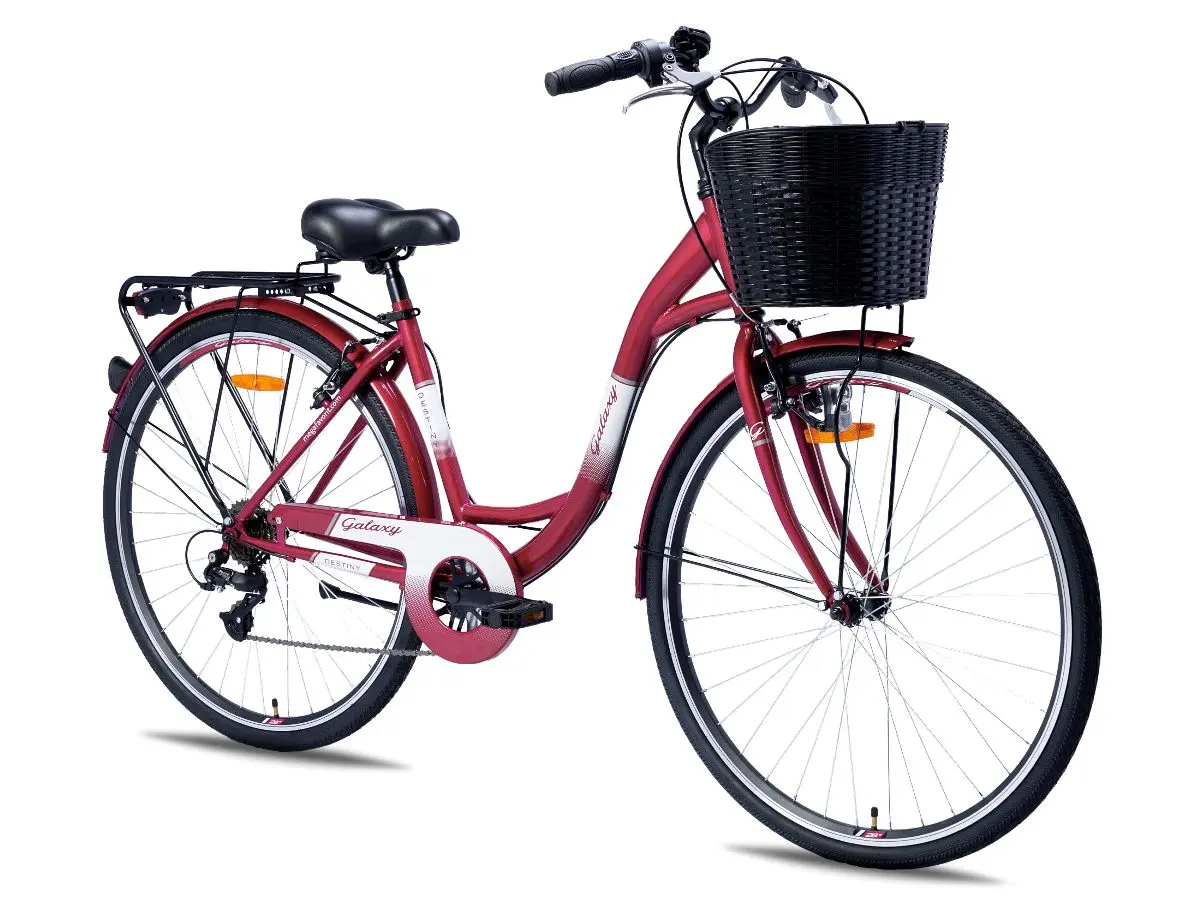 Bicikl DESTINY 28"/6 cherry bela