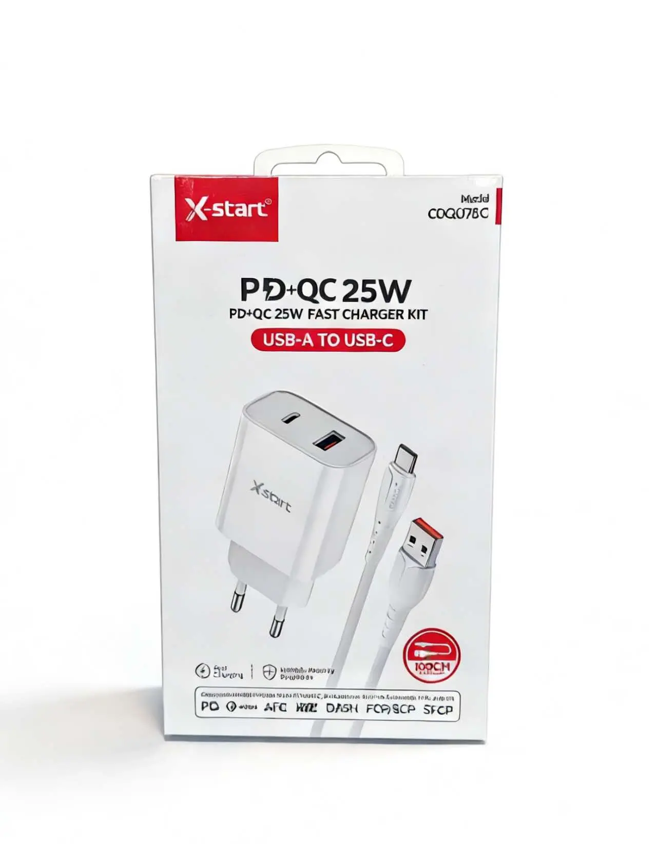X Start Set punjač i kabl za telefon Type-C, Beli