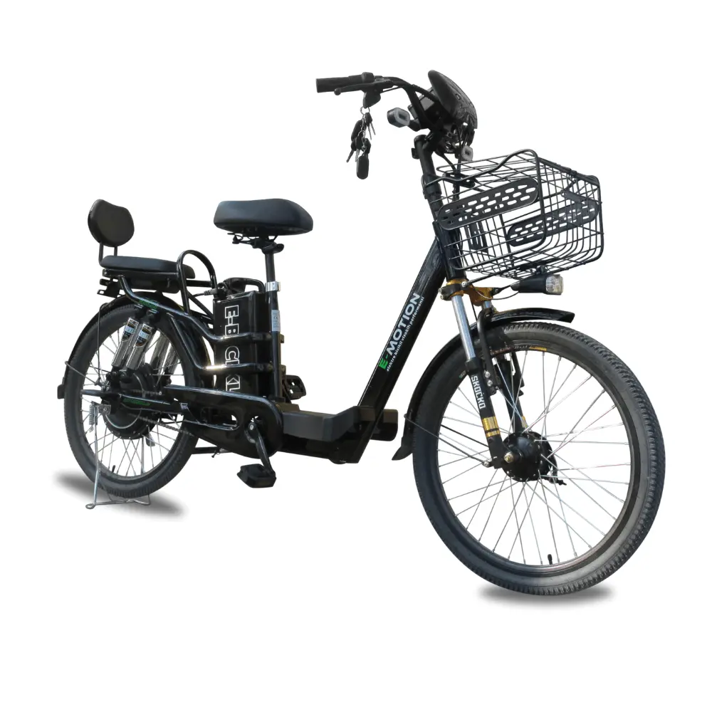 E MOTION Električni bicikl Skočko 24, Crni