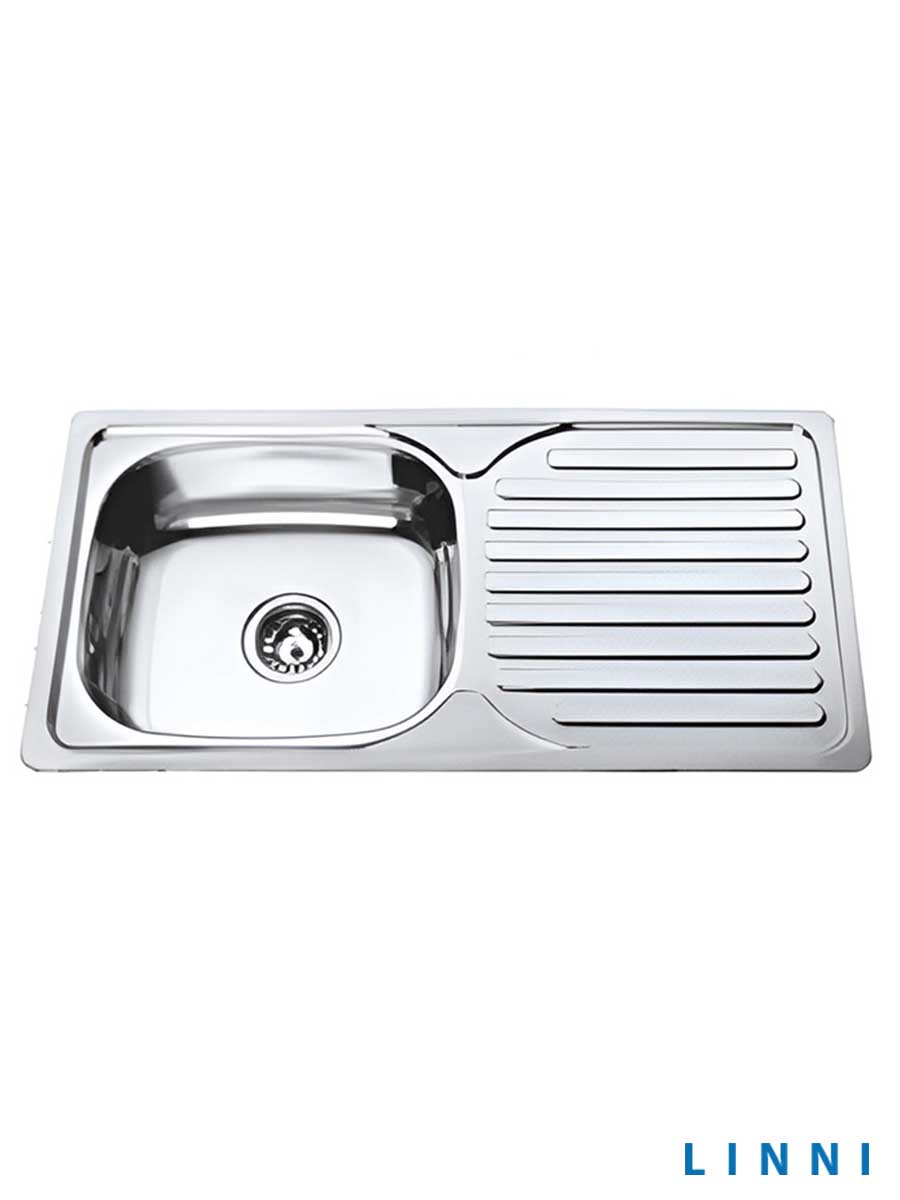 Ugradna sudopera Linni 7843 A/L Inox ø90 78×43,5cm