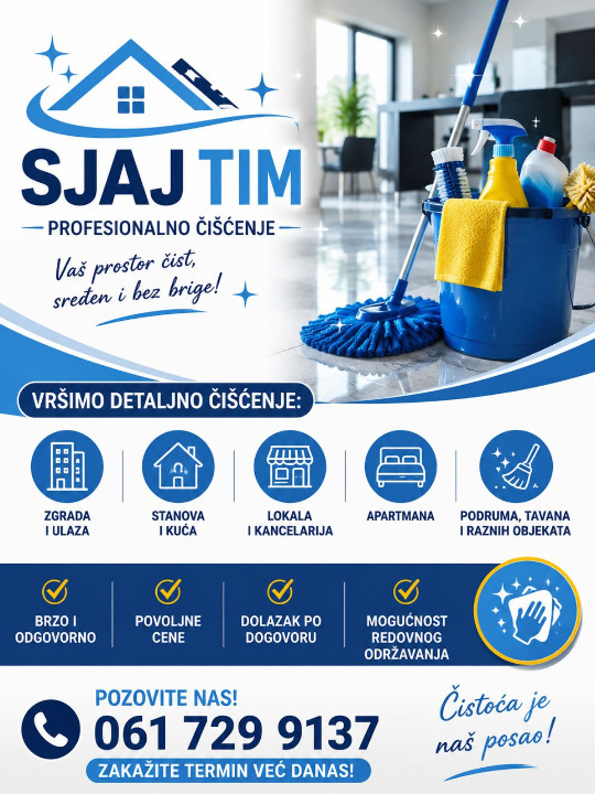 Vršimo kvalitetno čišćenje i redovno održavanje