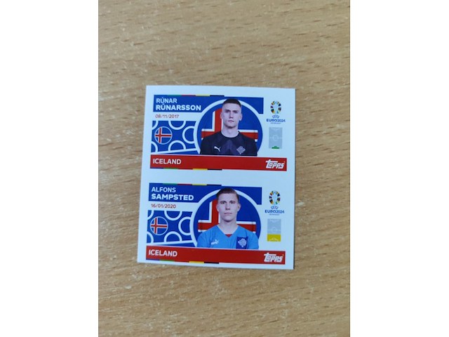 EURO 2024 sličica ICE 02 &;;;; ICE 03