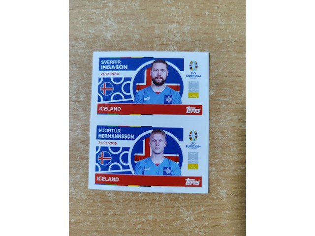 EURO 2024 sličica ICE 06 &;;;; ICE 07