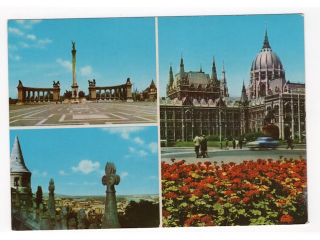 Razglednica Mađarska Budimpešta, 5 kom