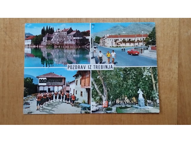 Trebinje - Narodna Nošnja - Spomenik - Automobil -
