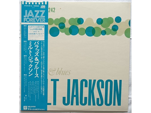 MILT  JACKSON  -  BALLADS &; BLUES ( Japan Press !!!)