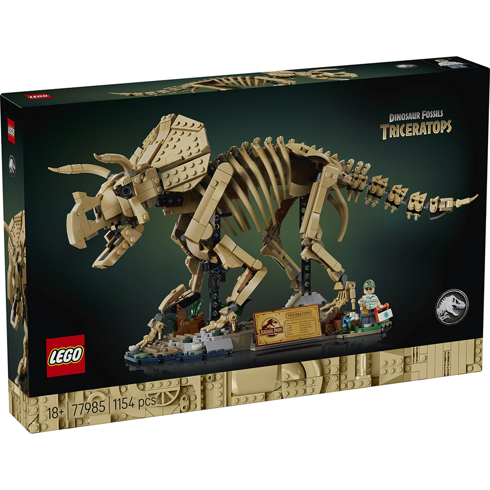 LEGO JURASSIC WORLD Fosil dinosaurusa: triceratops