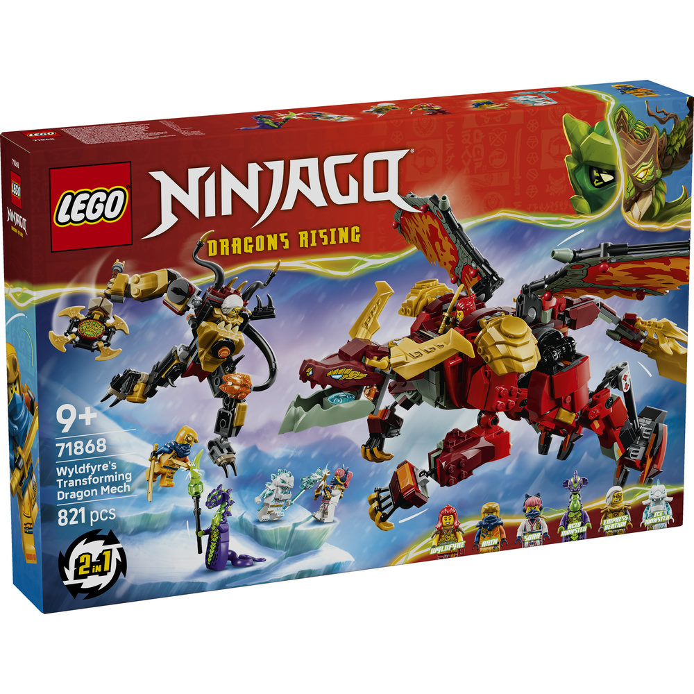 LEGO NINJAGO Vajldfajerov transformišući Zmajeviti Mek