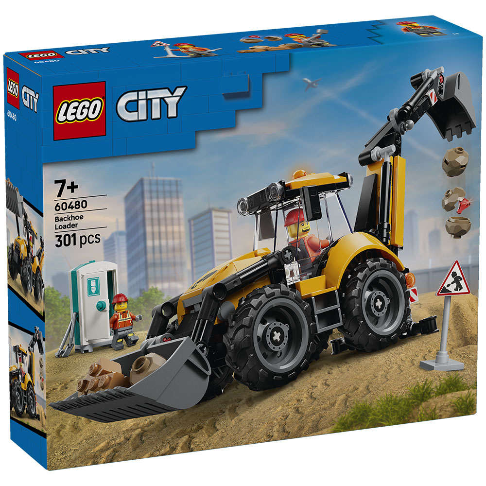 LEGO CITY Žuti bager-utovarivač