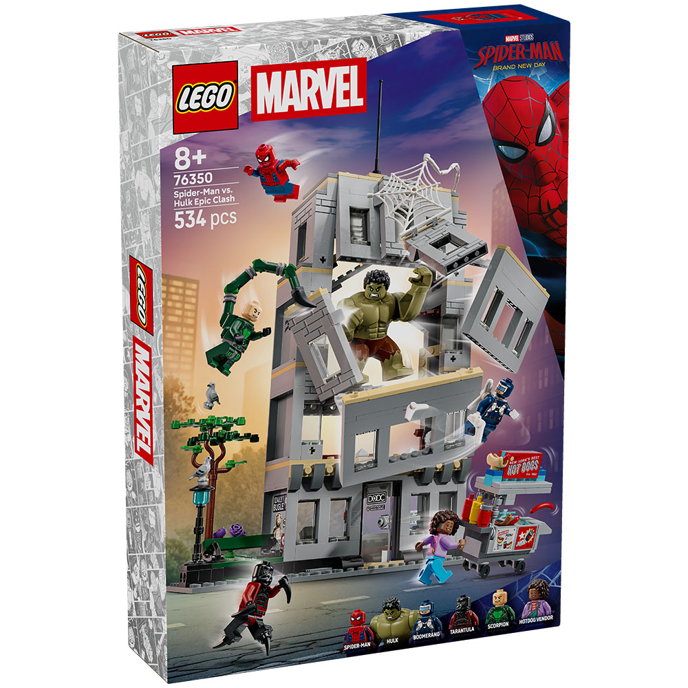 LEGO SUPER HEROES MARVEL Spiderman protiv Hulka - epska borba