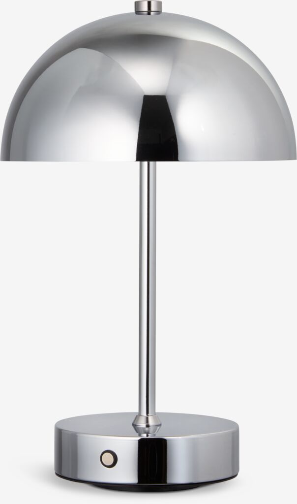 Lampa na baterije KENT Ø16xV25cm hrom