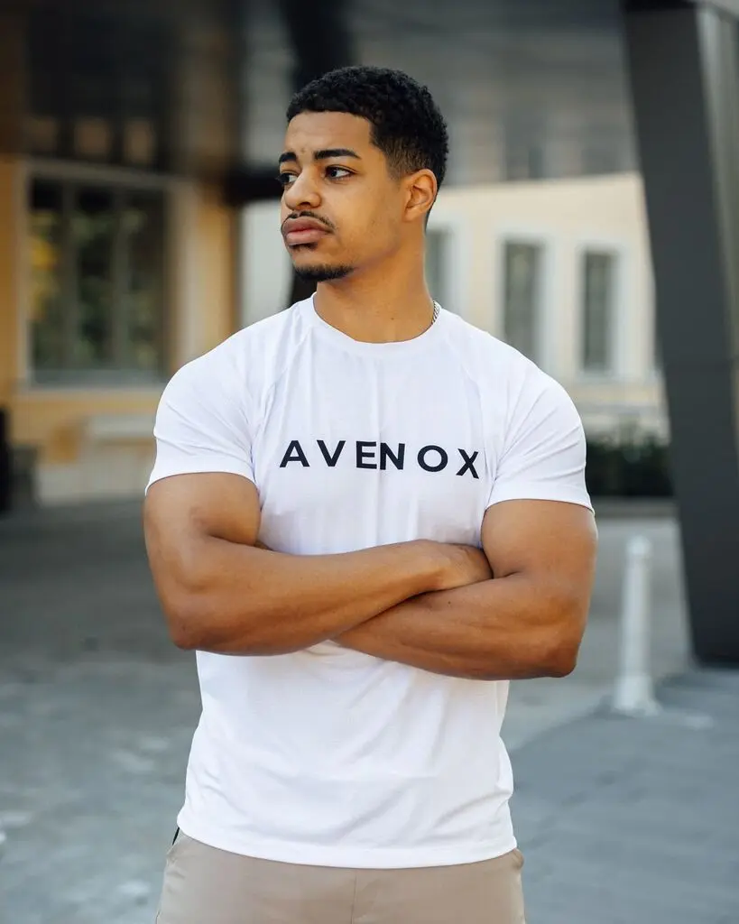 Avenox Muška majica Signature Performance, Bela
