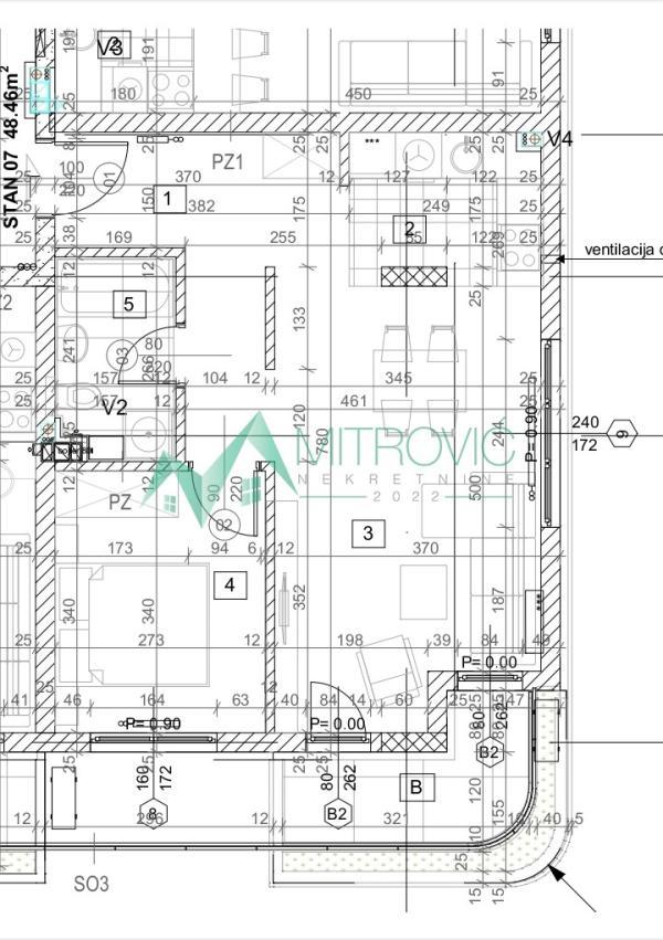 Dvosoban stan na prodaju, 48m2, 137.260€