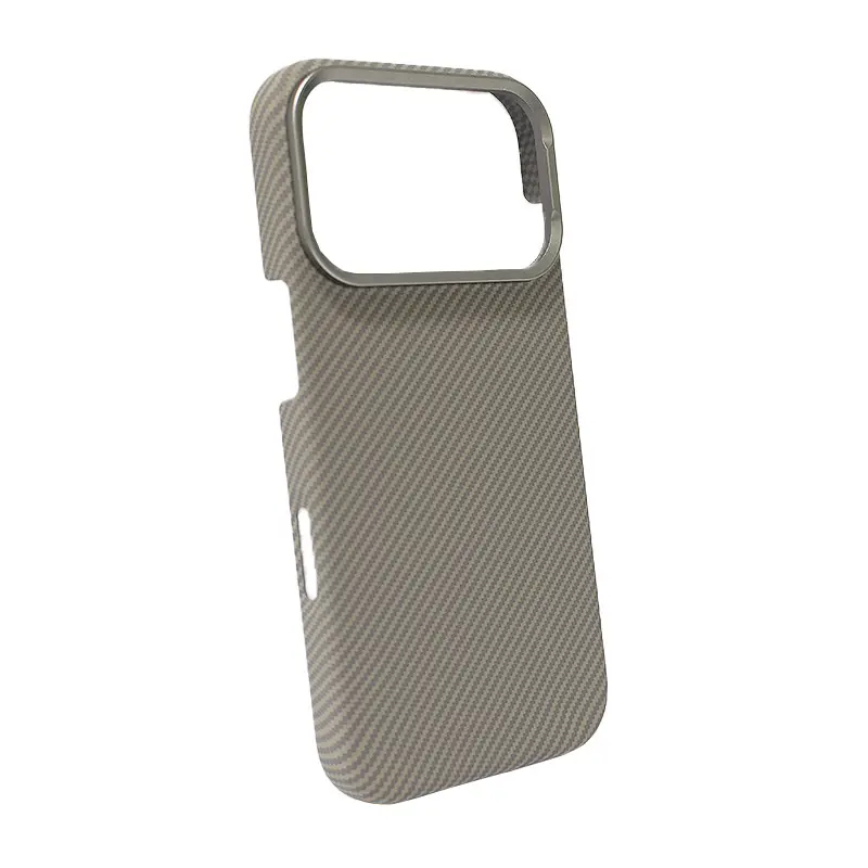 Maska za iPhone 17 Pro Max Mag Case Kevlar Defender siva