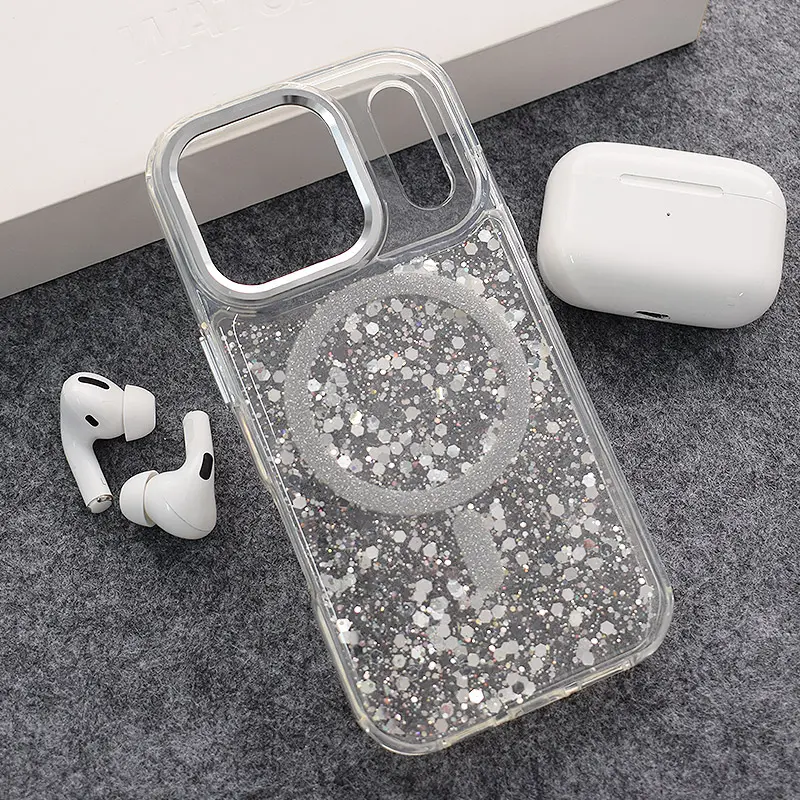 Maska za iPhone 17 Pro Mag Case Glue bela
