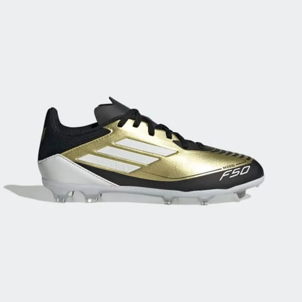 Adidas Kopačke za dečake f50 league fg/mg BPG, Zlatno-crne
