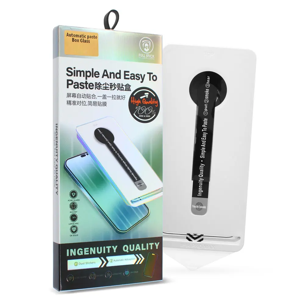 Zaštitno staklo 2.5D Automatic paste box za iPhone 45638 Pro 6.1 crni