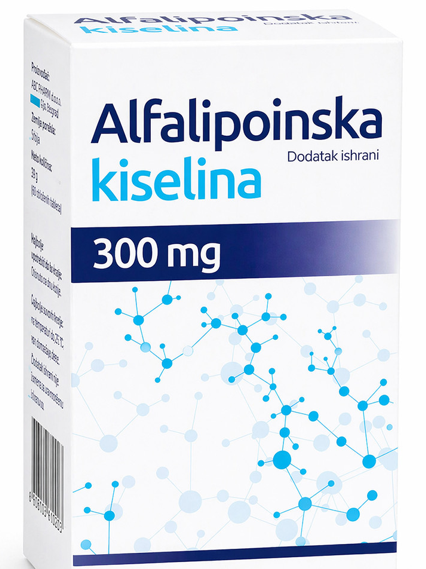 Alfalipoinska kiselina 300mg 30 obloženih tableta