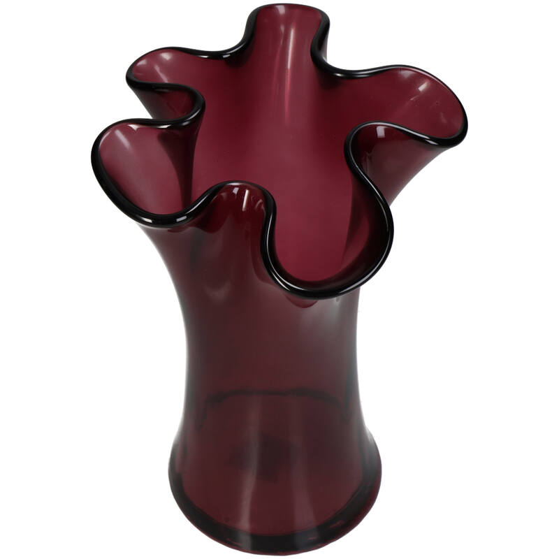 VAZA STAKLENA – Vase Recycled Pink 20x20x23cm