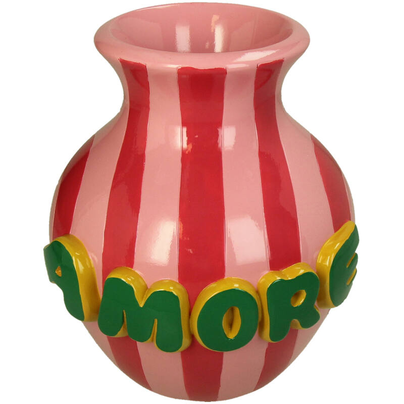 VAZA ZA CVEĆE – Vase Amore Polyresin Multi 18x19x22cm