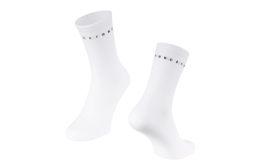 Čarape FORCE SMACK, bele L-XL/42-46